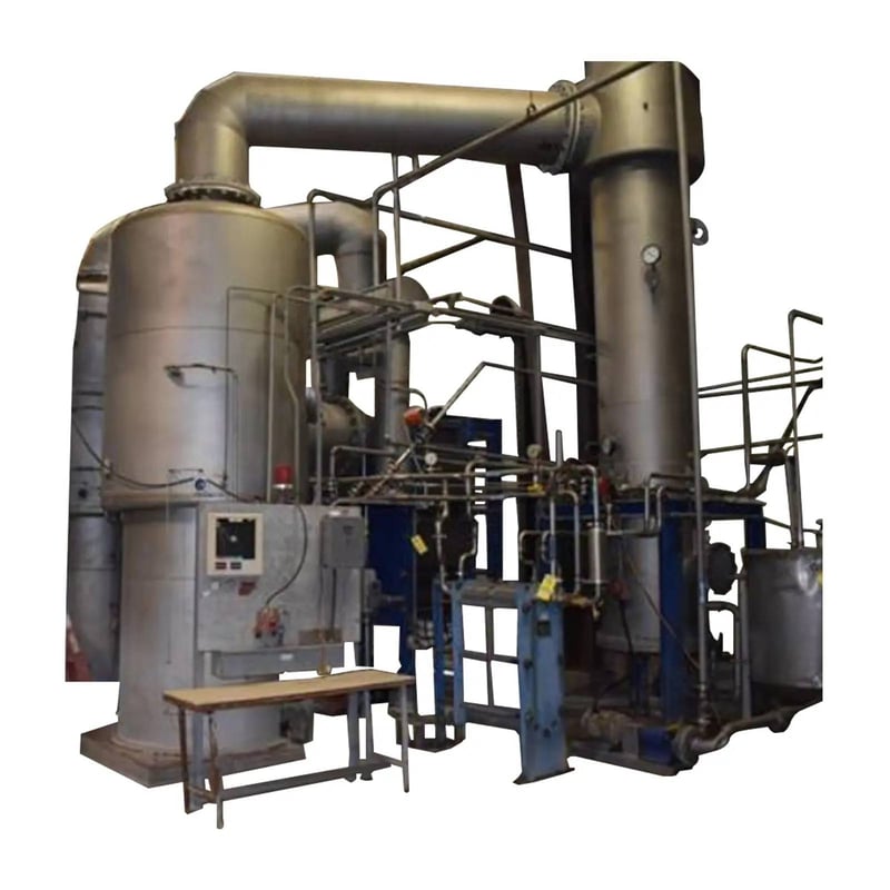 Schmidt, 4-effect evaporation system, rising/falling film, 35300 lb/hr ...