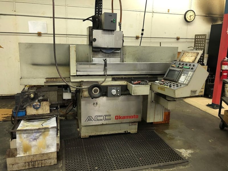 12" x 24" Okamoto #ACC-1224-EX, automatic surface grinder, 12" x1.5 ...