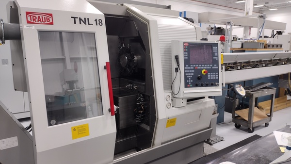 Traub #TNL18, automatic screw machine with FMB bar feeder, TX8i-S ...