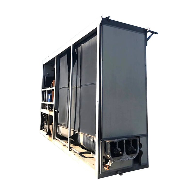 50 Ton, Morris #NIM-125HV-50, Chunk Ice Maker, Halocarbon (Freon, R22 ...