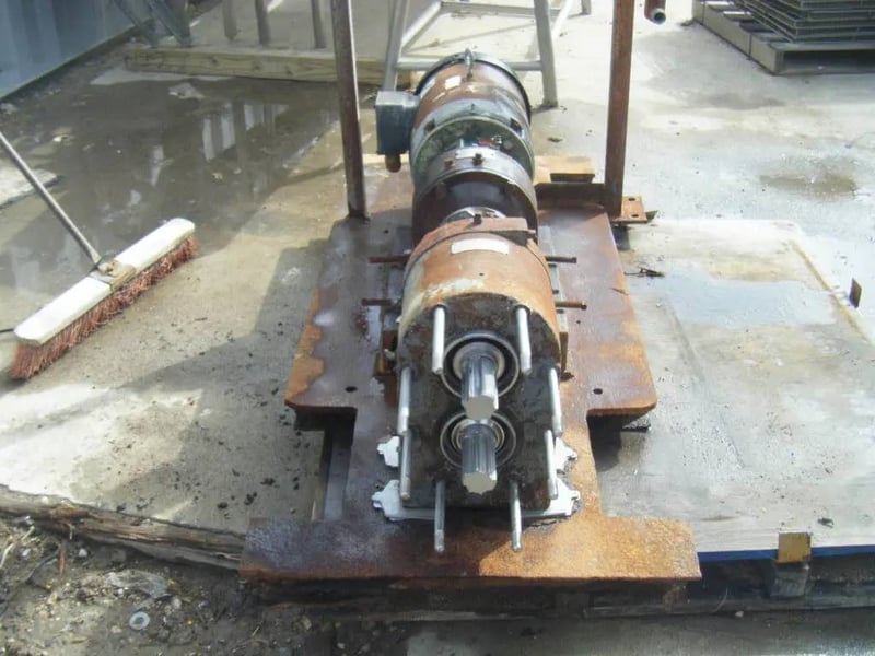 120 GPM, Tri-Clover #PR125-3-UC4-ST-S, Positive Displacement Pump, 10 ...