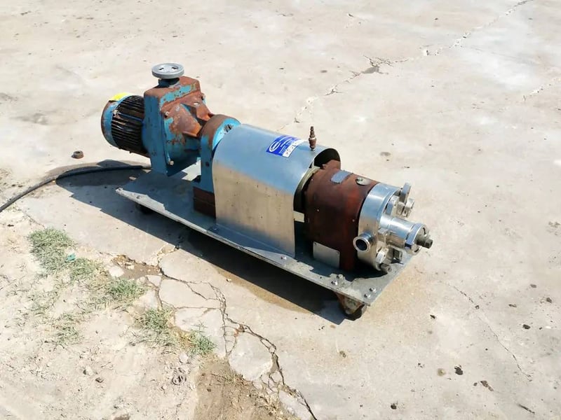 28 GPM @ 20 psi, Tri-Clover #PRR25-11/2M-TC1-4-ST-S, Rotary Lobe ...