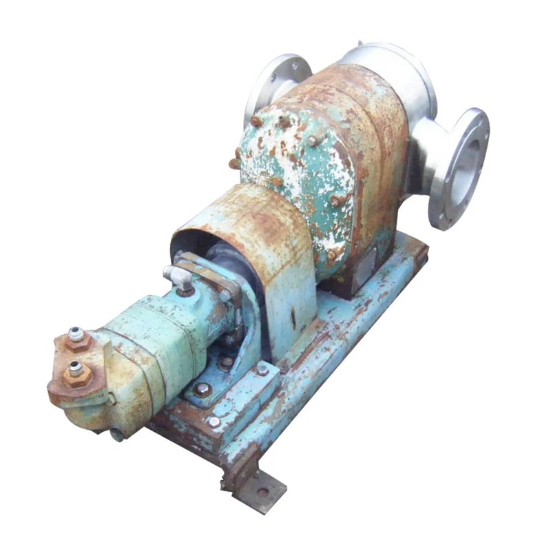 Tri-Clover, Positive Displacement Pump, (2) 7.75" rotor, (2) 6 ...