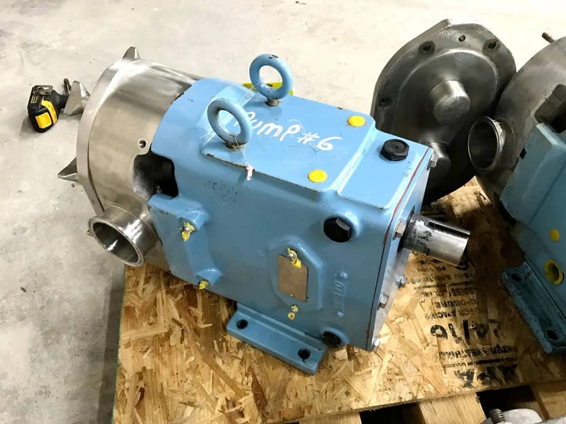 150 GPM, Waukesha Cherry-Burrell #130-U1, Positive Displacement Pump, 0 ...