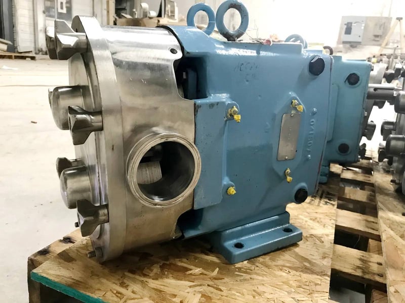 150 GPM, Waukesha Cherry-Burrell #130-U1, Positive Displacement Pump, 0 ...