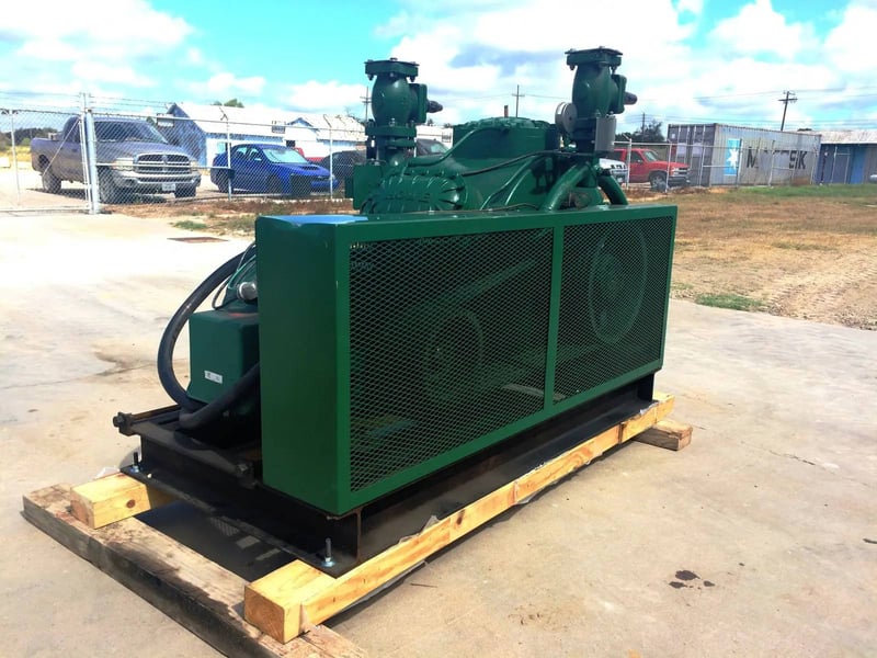75 HP Howe Corporation J56, Bare 6-Cylinder Reciprocating Compressor ...