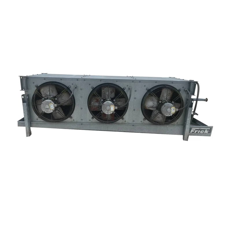 3 Fans, Frick SCS-363Shut Height, Ammonia Evaporator Coil - 7 TR, Low ...