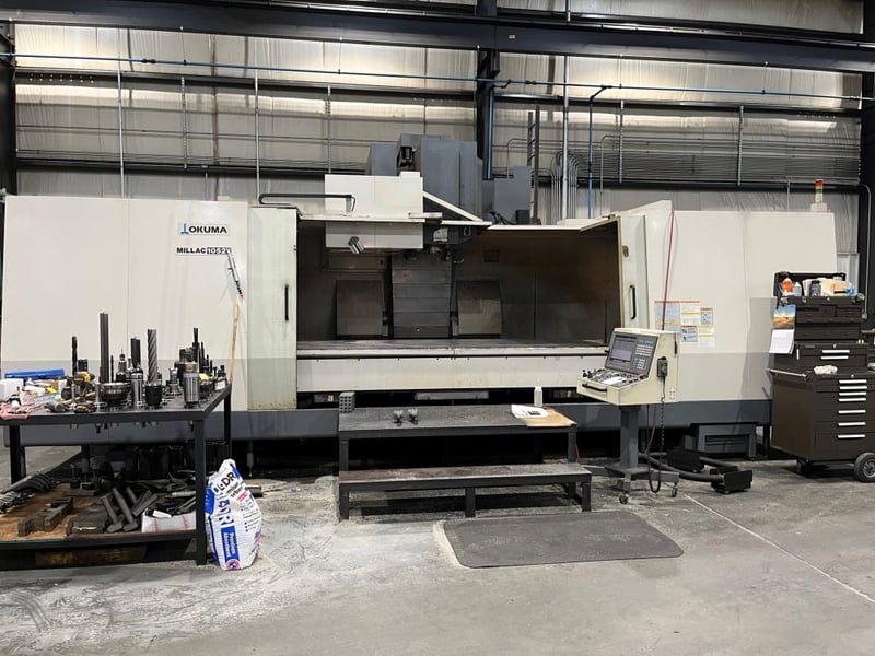 Okuma #Millac-1052VAE, OSP-P200M, 40" x120", #50,6000 RPM, thru spindle ...