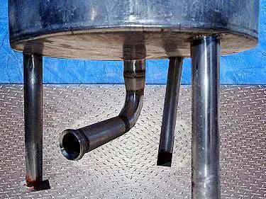 50 gallon Stainless Steel Single Shell Tank, Flip-top front lid for ...