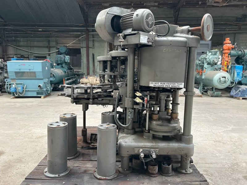 Angelus #40P DF, Can Seamer, 180 cans/min., 1995 For Sale | Surplus Record