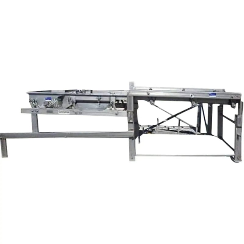 48" x 180" Commercial Manufacturing Company, Stainless Steel Vibratory ...