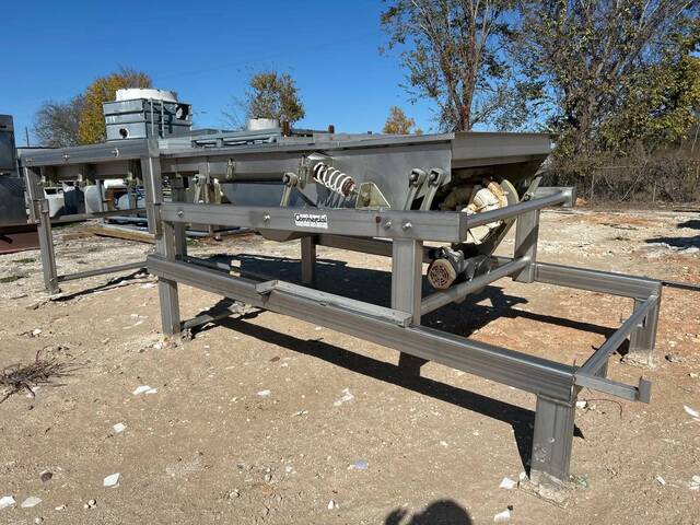48" x 180" Commercial Manufacturing Company, Stainless Steel Vibratory ...