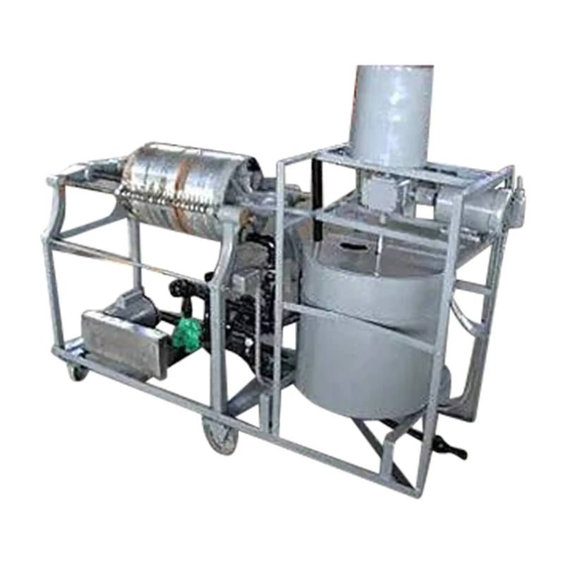 12" Ogden mobile filter press, (9) 12" dia filter plates, (10) dividers ...