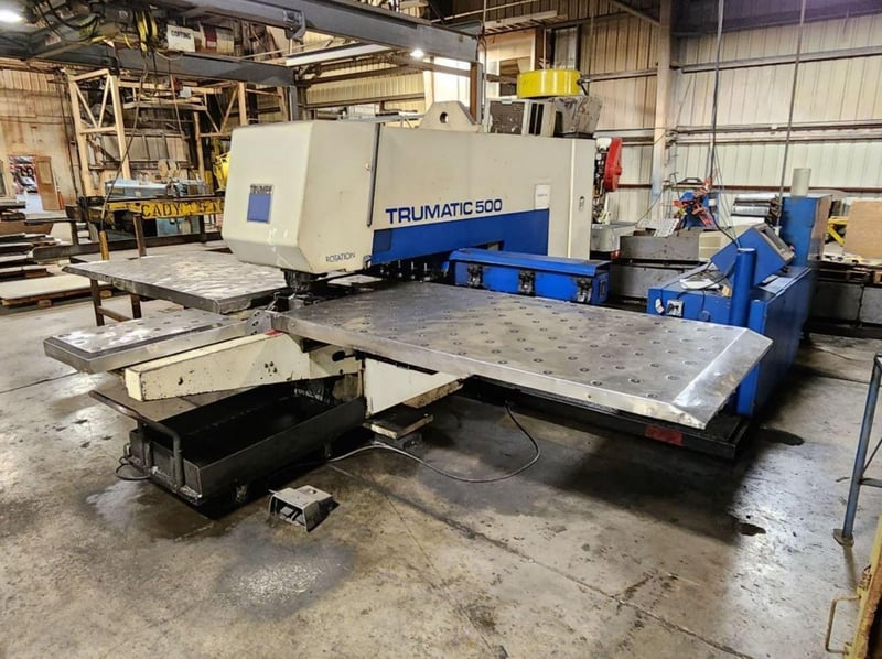 Trumpf #Trumatic-500, CNC Turret Punch, 1995 for Sale | Surplus Record