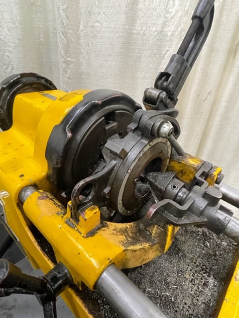 2" Northern #89134, pipe threader, oiler pump, roll around cart, 1 HP ...