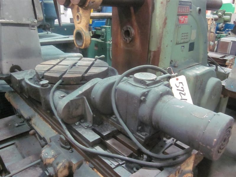 20" Graham #20, vari-speed powered rotary table, 4 T-slots, 1.5 HP ...