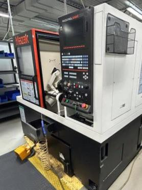 Mazak #Quick-Turn-Smart-100S, Mazatrol Smart Control, 23" swing, parts ...