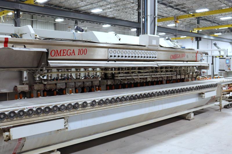 Comandulli #Omega-00-DX-8+4, Multi-Head Line Polisher, 3.4" thickness ...
