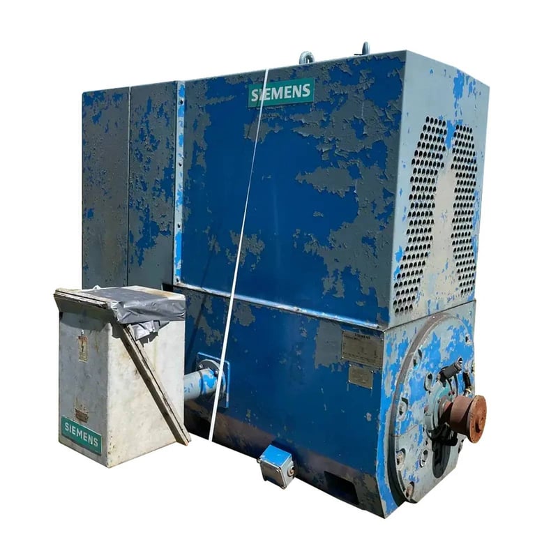 450 HP 3570 RPM Siemens, Frame 509US, induction motor, continuous duty ...
