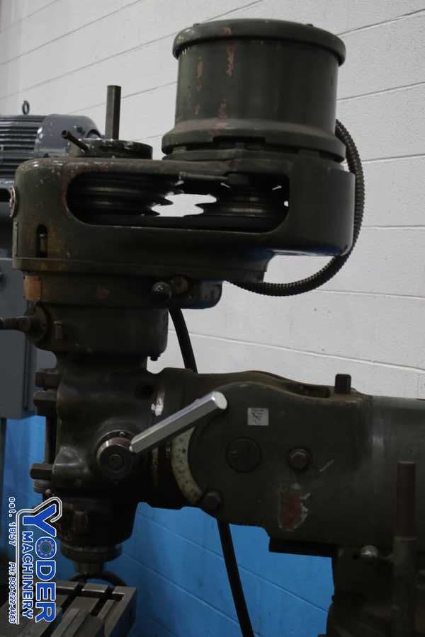 Round Tower #1-1/2, ram type vertical mill, 9" x42" table, 1 HP ...