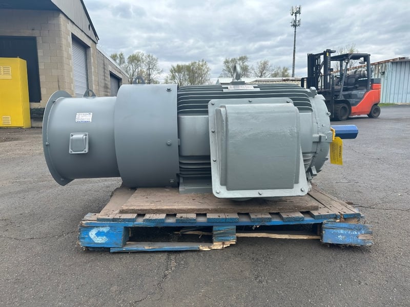 300 HP 1800 RPM Teco Westinghouse, Frame 449T, TEFC, 50/60HZ, 380/460 ...