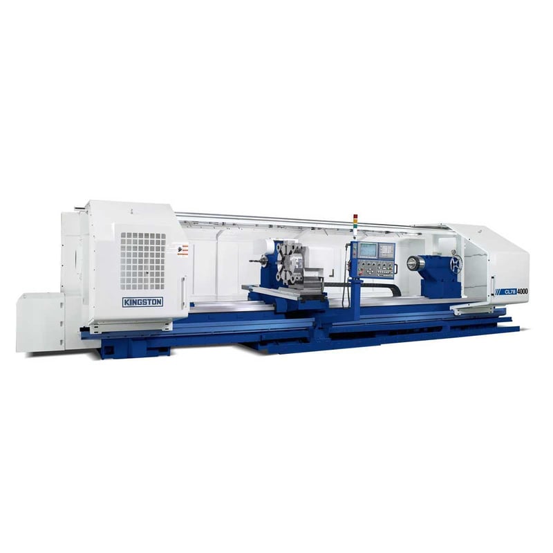 Kingston #CSXx4000, CNC lathe, C type, Fanuc 0iTF-Plus, 56" swing, 160 ...