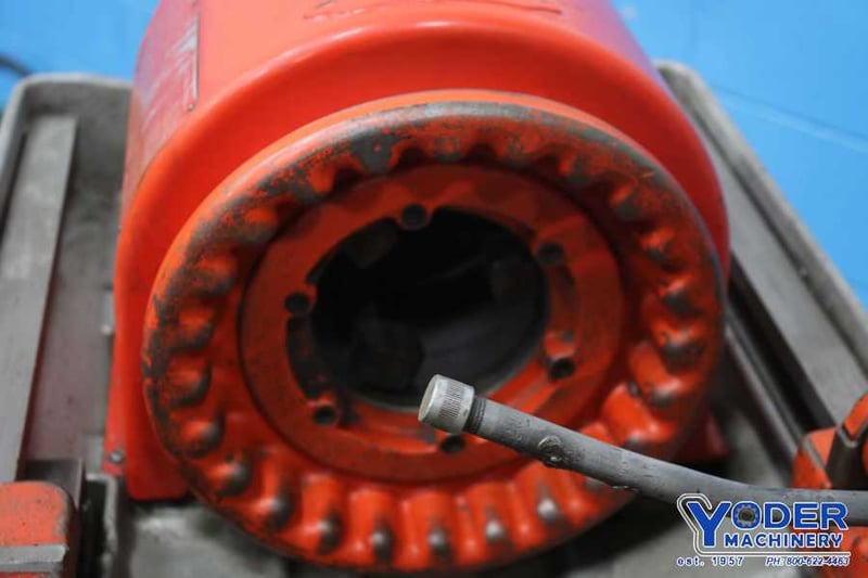 1" -4" Ridgid #444, pipe & bolt threader, die head, reamer, automatic ...