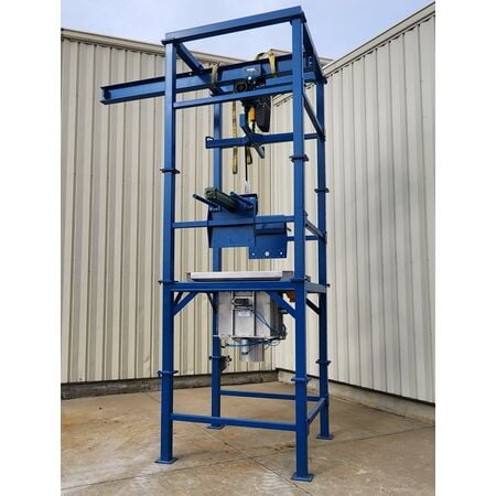 Carolina Conveying, FIBC Super Sack Bulk Bag Unloader Discharge Station ...