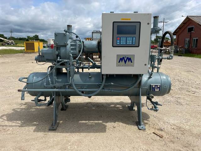 100 HP Howden #XRV127-R3, Rotary Screw Compressor Package, 460 V, M & M ...