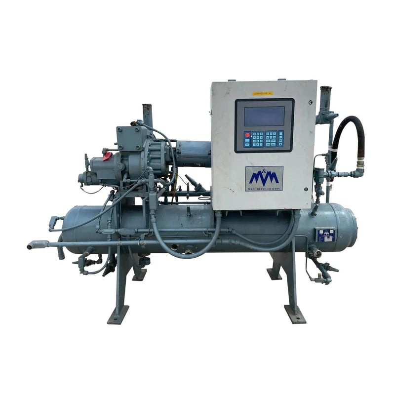 125 HP Howden #XRV127-R3, Rotary Screw Compressor Package, 460 V, M & M ...