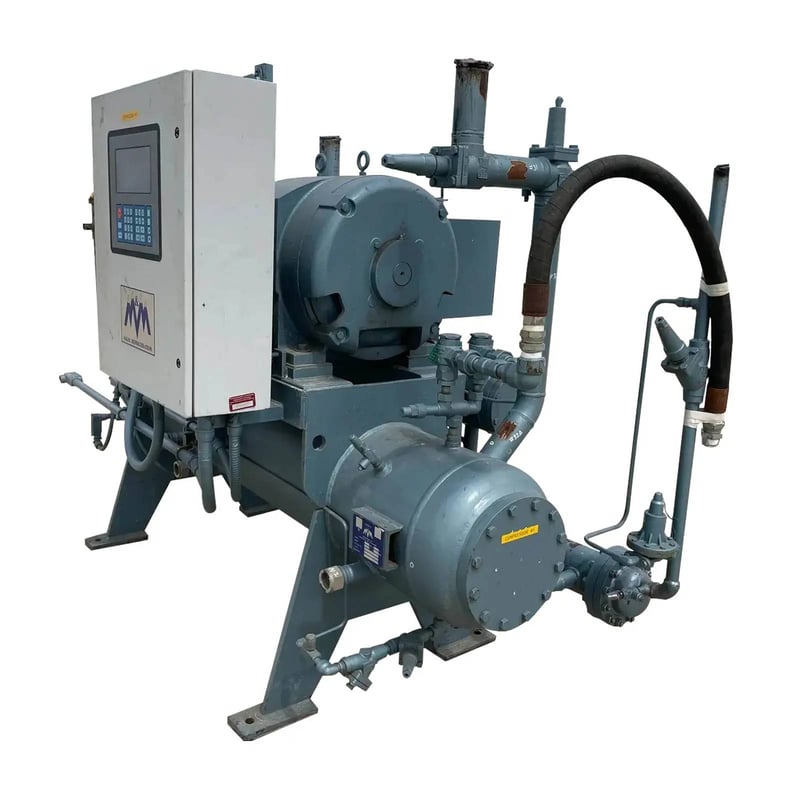 125 HP Howden #XRV127-R3, Rotary Screw Compressor Package, 460 V, M & M ...