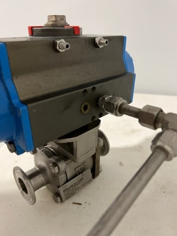 PBM Inc. #PAVBL453S--0075, Pneumatic Actuator w/ 1" Valve, 120 psig for ...