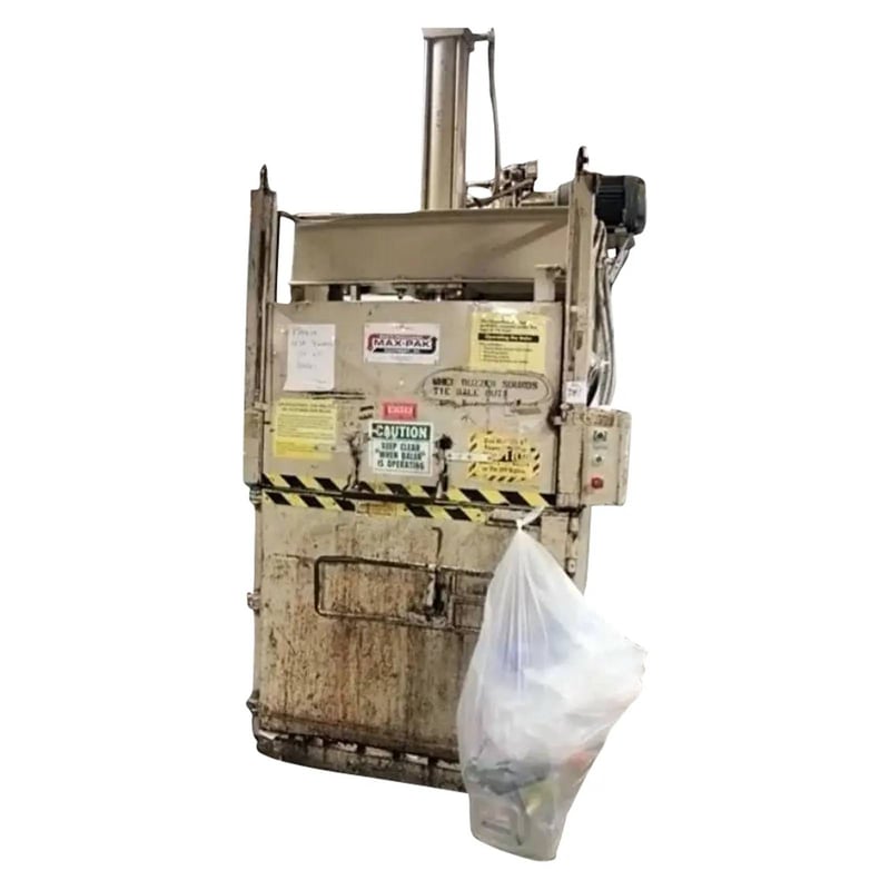 Max-Pak #MP-V48, Cardboard Compacting Machine, 10 HP, 230/460 V, 2016 ...