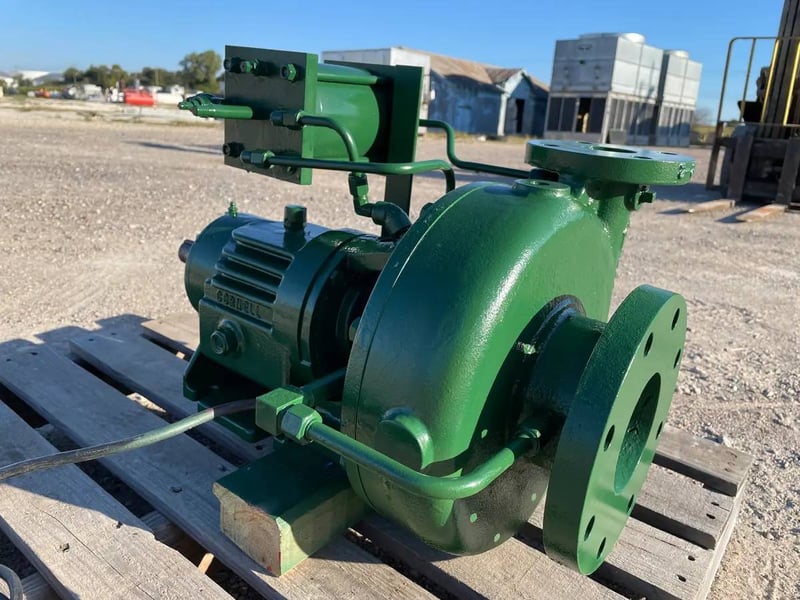 200 GPM Cornell #2CBS-F5K, Centrifugal Pump, 1800 RPM, 4" suction, 2 ...