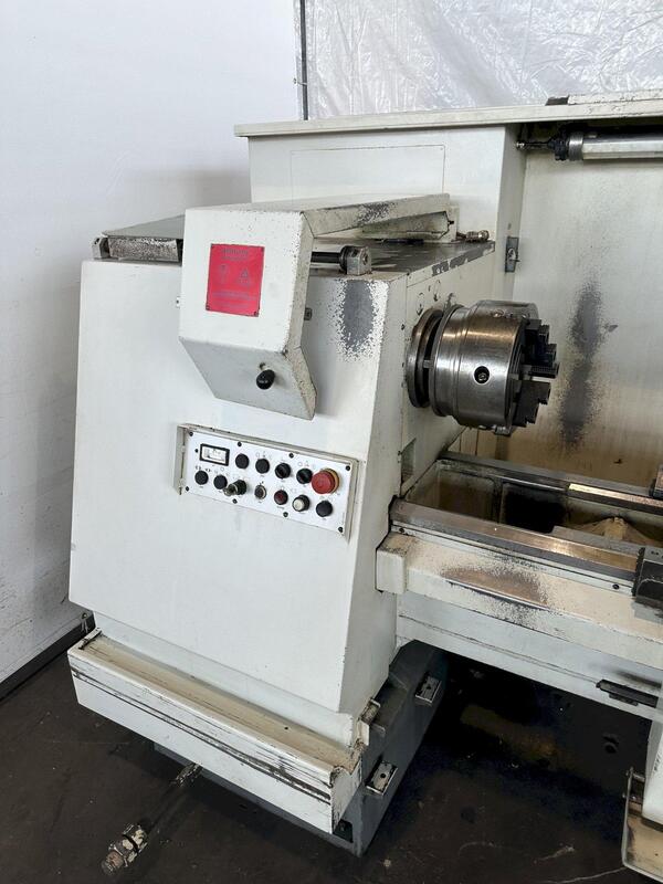 Weiler #E50/2, CNC flat bed lathe, 22" swing, 78" centers, 3" spdl bore ...