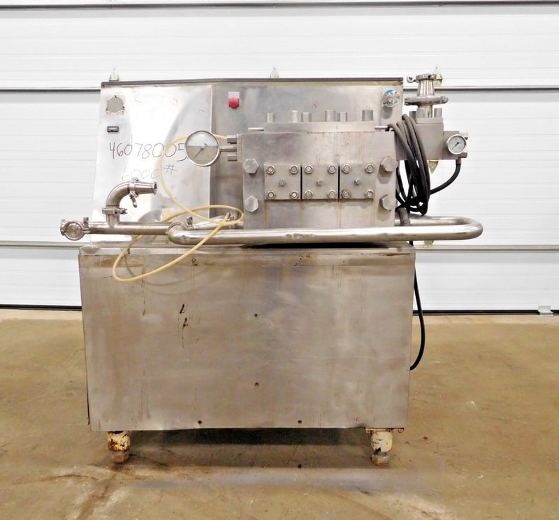 Waukesha Cherry Burrell #SS-5000-TGR Superhomo homogenizer, 1500-5000 ...
