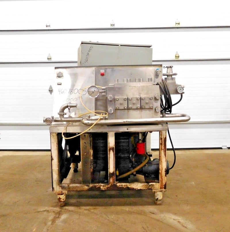 Waukesha Cherry Burrell #SS-5000-TGR Superhomo homogenizer, 1500-5000 GPH, 3000 psi for Sale ...
