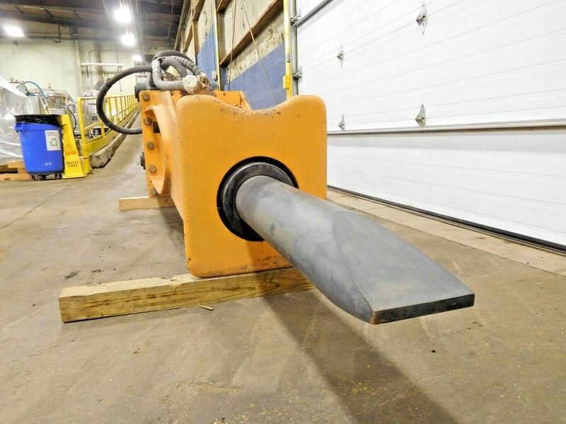 12000 ft./lb., Class hydraulic hammer, rebuilt by Trinity hammer, 35" x ...