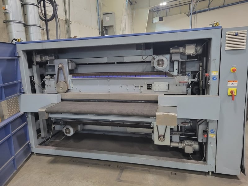 Lissmac #SBM-1500XL-G2S2, edge rounding and deburring machine, 2014 For ...