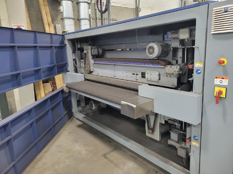 Lissmac #SBM-1500XL-G2S2, edge rounding and deburring machine, 2014 For ...