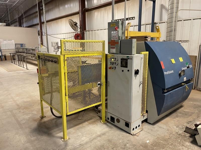 Grecon #PJ-150/500, Horizontal Finger Jointer, 1.2" -6.25" width x 9.84 ...