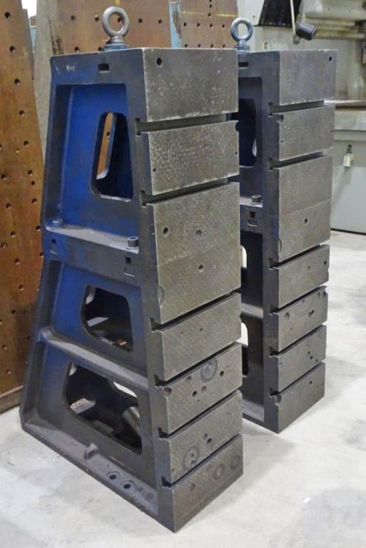 12" x 30" x 30" Cast Iron T-slotted 4-piece angle plate set For Sale ...