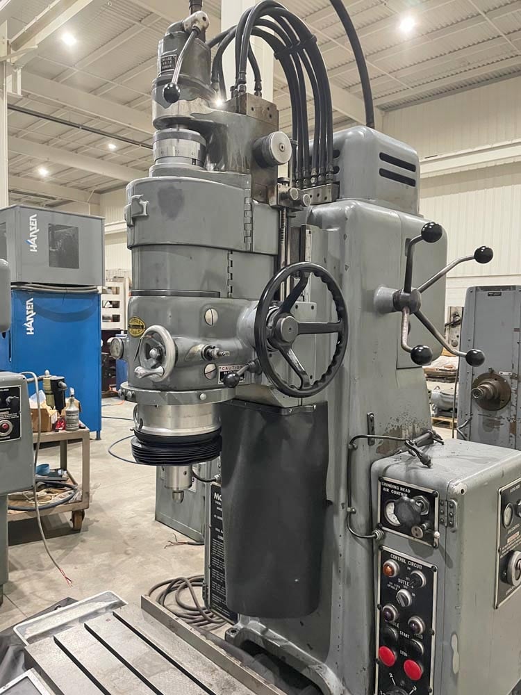 Moore #3, jig grinder, 11" x24" tbl., 18" X, 11" Y, 10" Z, 40-250 RPM ...