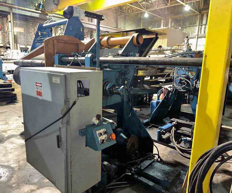 20000 lb. Strilich, recoiler, 72" wide, hydraulic expansion/grip, 60 HP ...