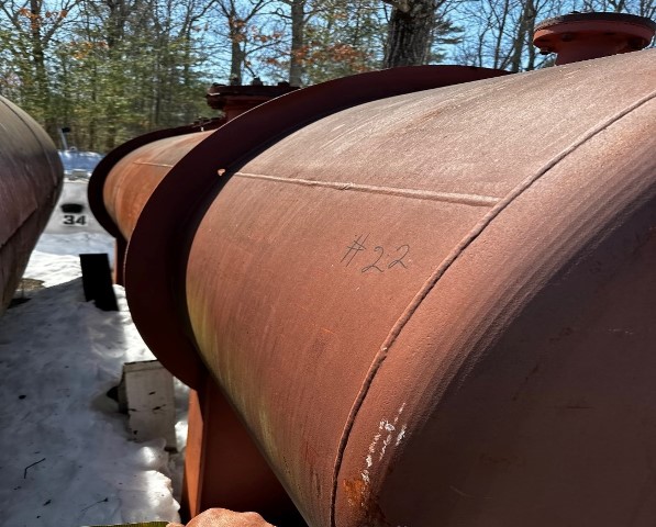 3000 gallon Above ground storage tank, 18' 6" L x 5' 4" W x 5' 4" H for ...