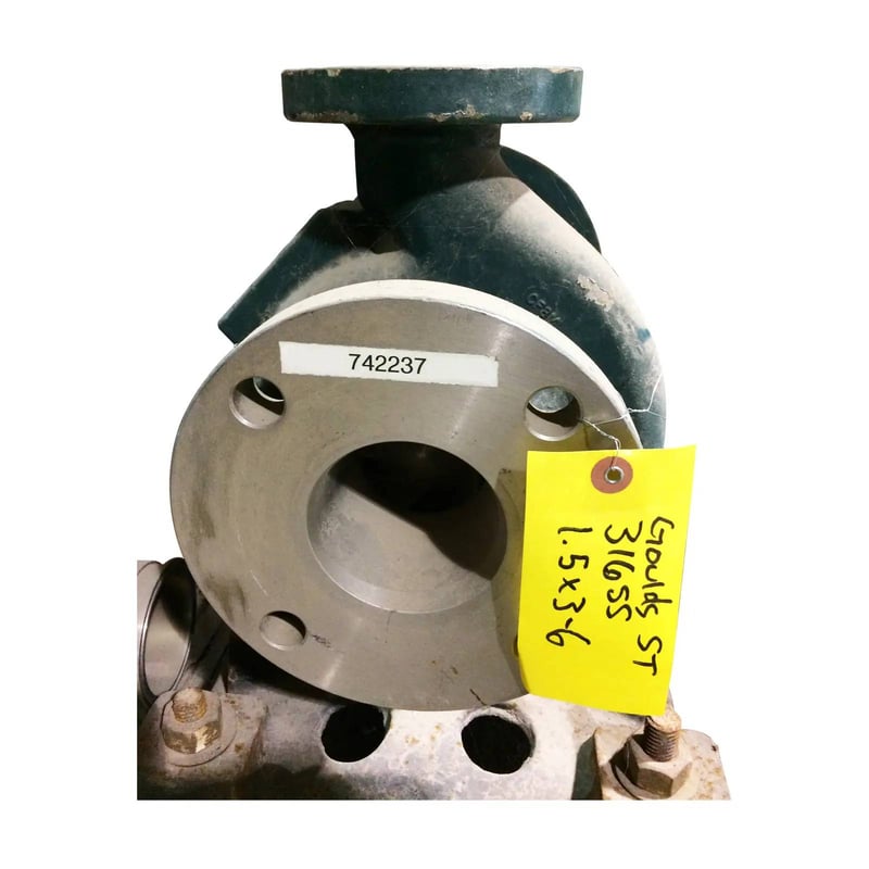 80 GPM @ 100' TDH, Goulds #ST, Centrifugal Pump, 3500 RPM, 5" Impeller ...