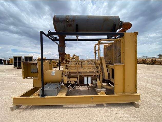 380 KW Caterpillar #G3412-SITA, Natural gas generator set, 240/480 ...
