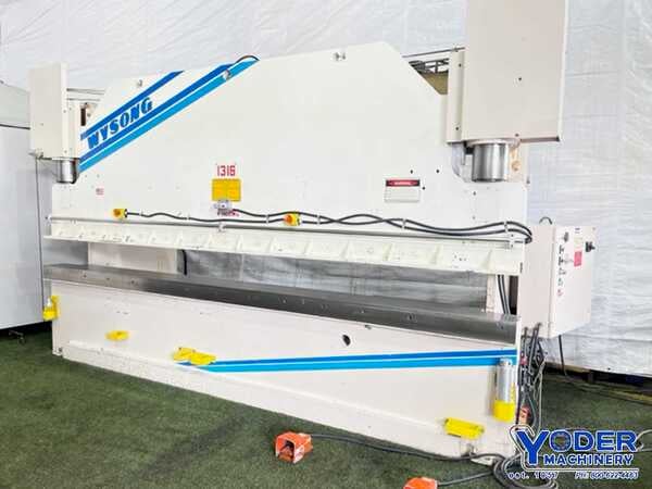 175 Ton, Wysong #MTH175-168, hydraulic press brake, 14' overall, 149 ...