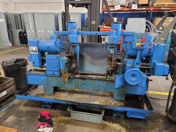 6.25" x 51" Hey #3, faceing 7 centering machine, 18-980 RPM for Sale ...
