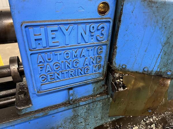 6.25" x 51" Hey #3, faceing 7 centering machine, 18-980 RPM for Sale ...